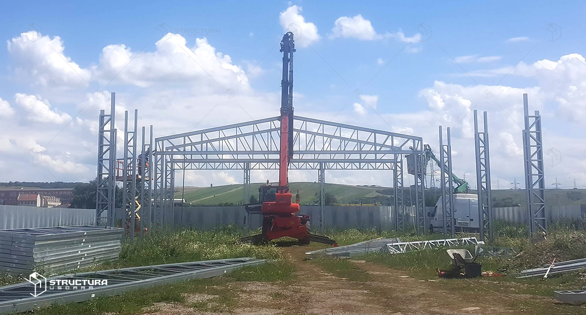 Hală service auto – Structura Usoara MEXI®